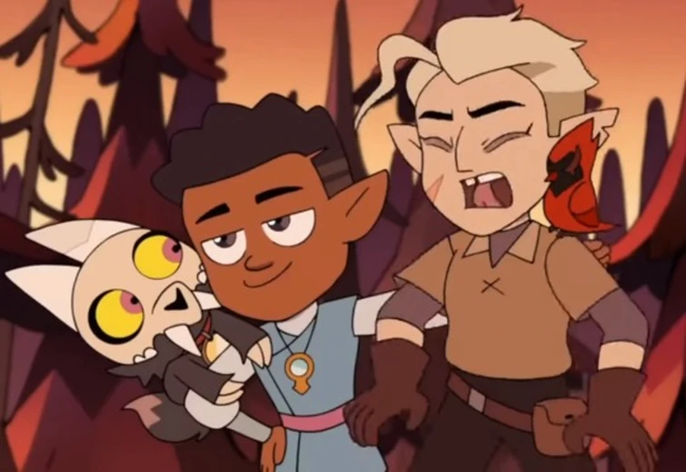 You all talk about Amity's chin in Season 3 when this scene literally ...