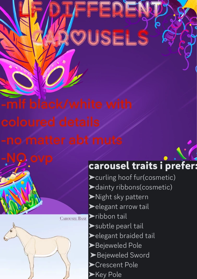 LF special traited kirins, felorse, carousels and crystallions^^ | Fandom