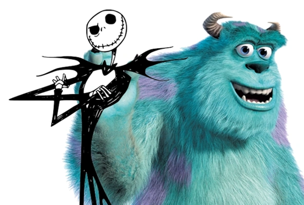 Imagine these two scaring children together at Monsters, Inc. (before ...