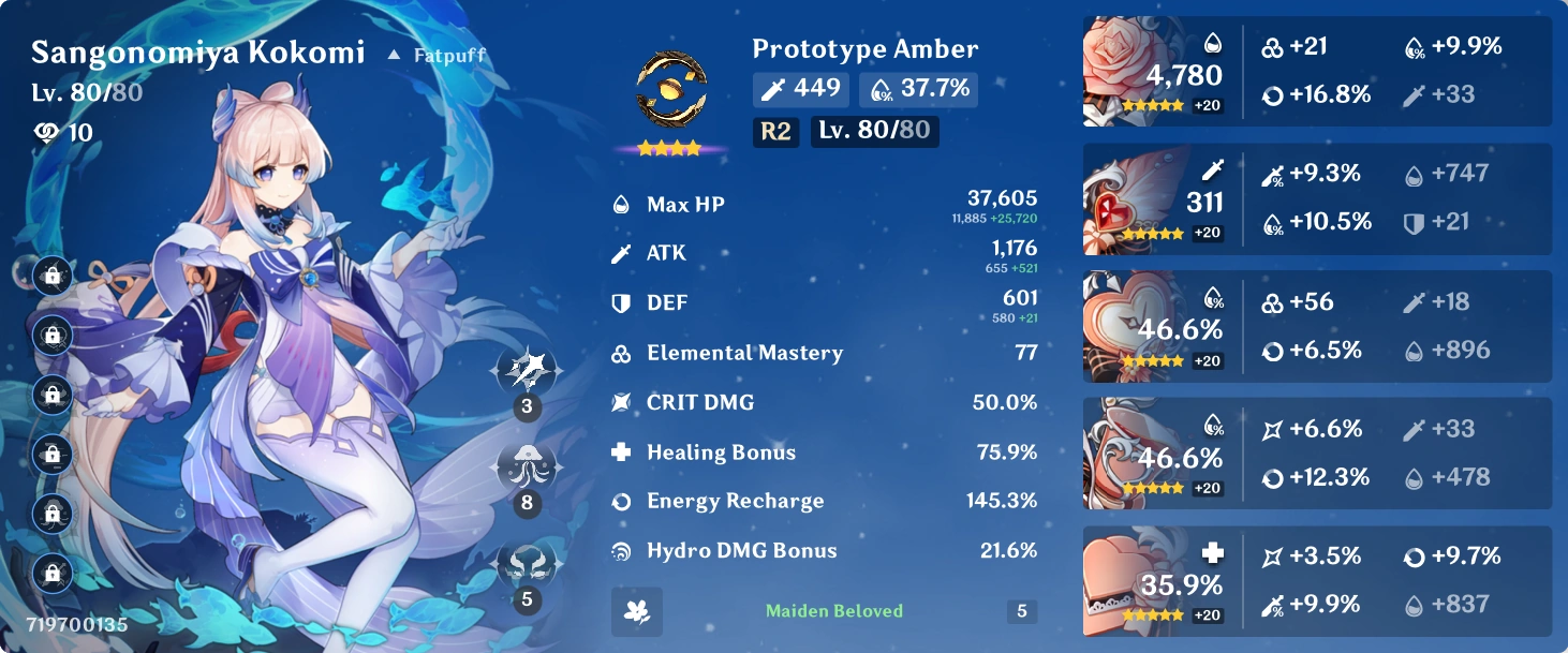 Rate my level 80 kokomi | Fandom