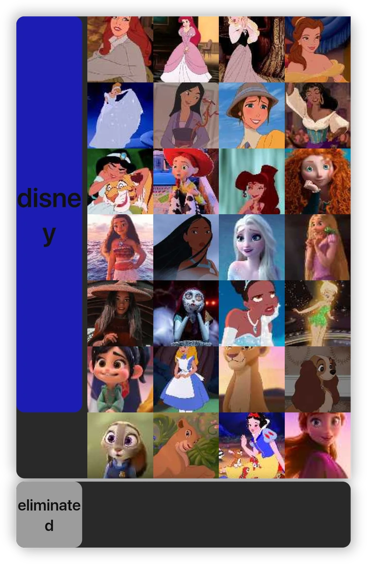 Disney Elimination Round 1 | Fandom