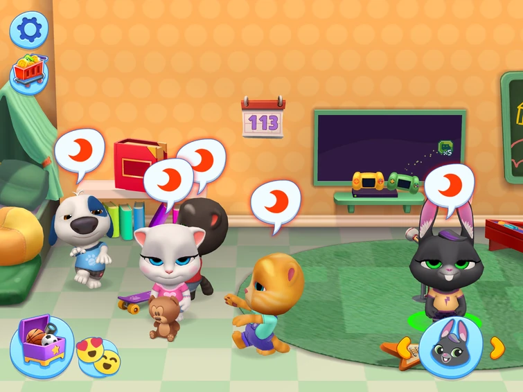 So there’s a sleeping bug in My Talking Tom Friends after an update ...