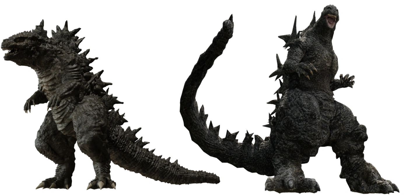 Minus One Godzilla: pre and post mutation forms. | Fandom