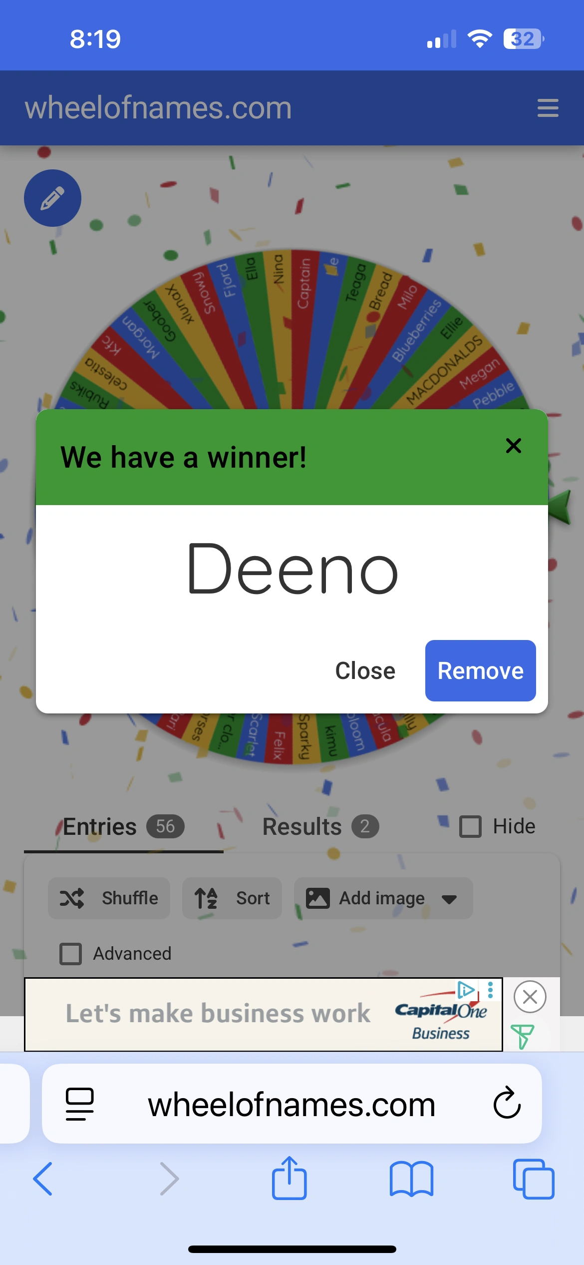 Whi giveaway winner | Fandom