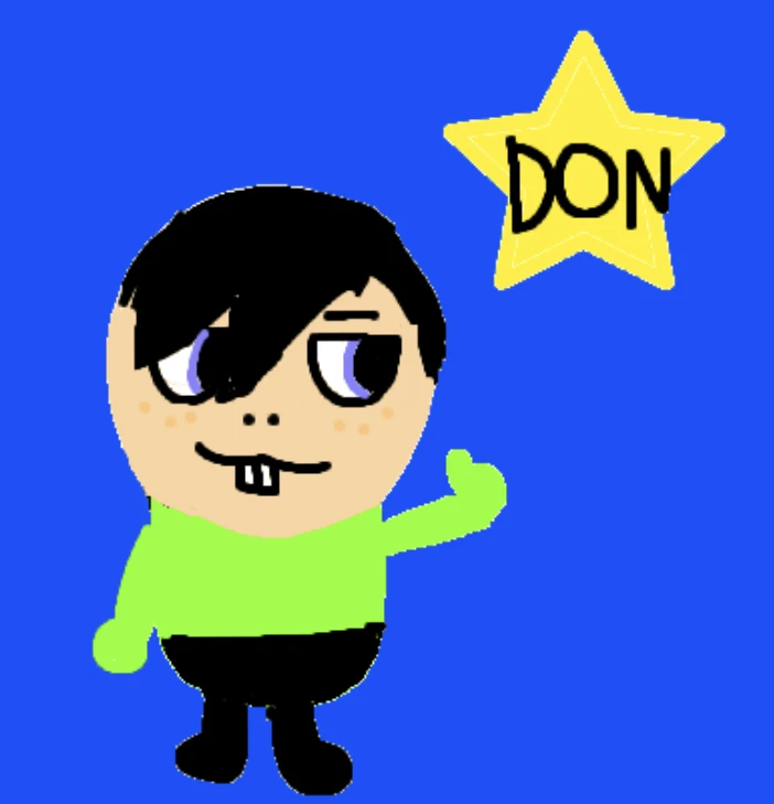 Drawing my own fan made CPU mii, Don. (This is my first time drawing a ...