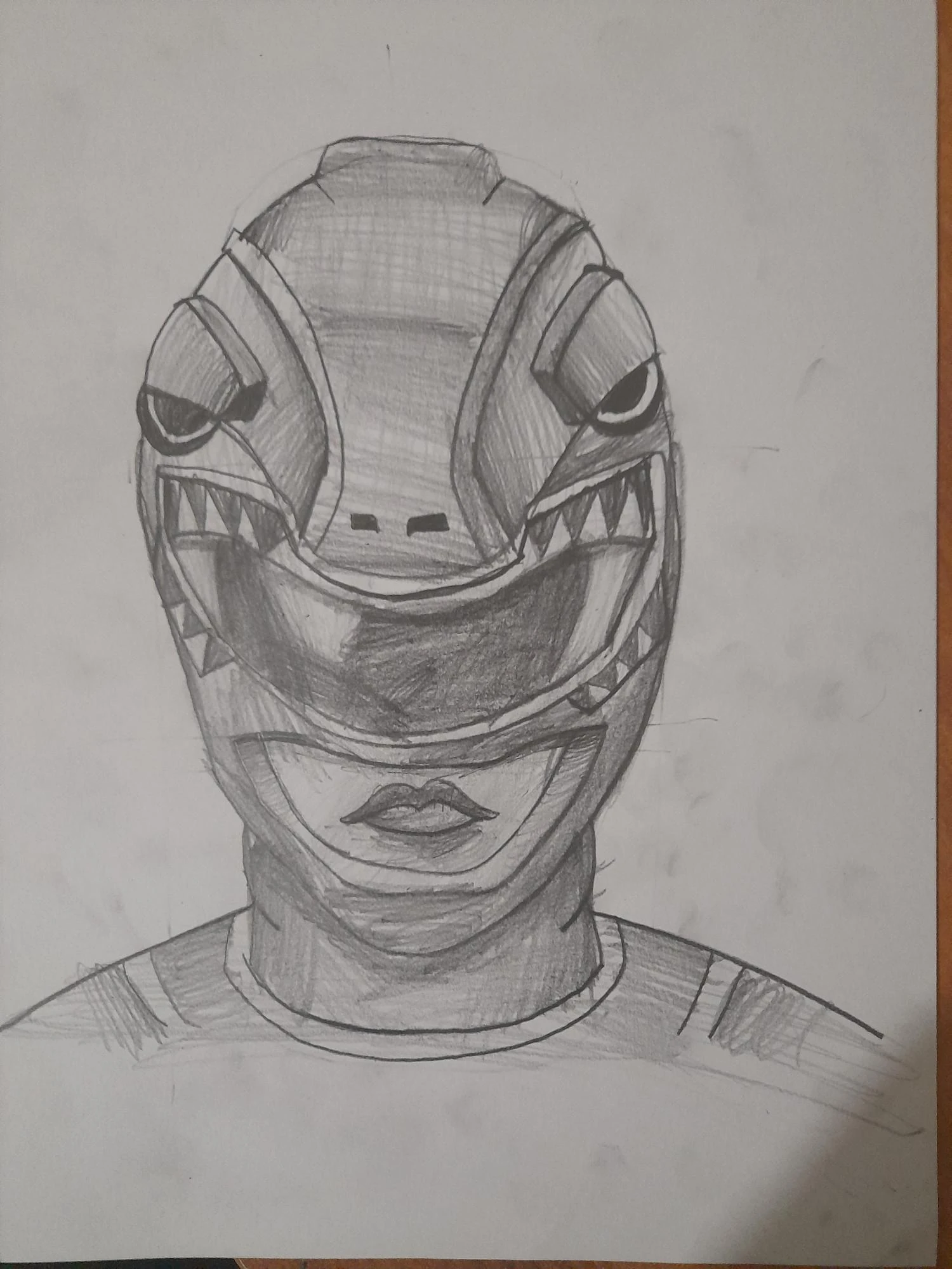 My sketch of a Power Ranger | Fandom