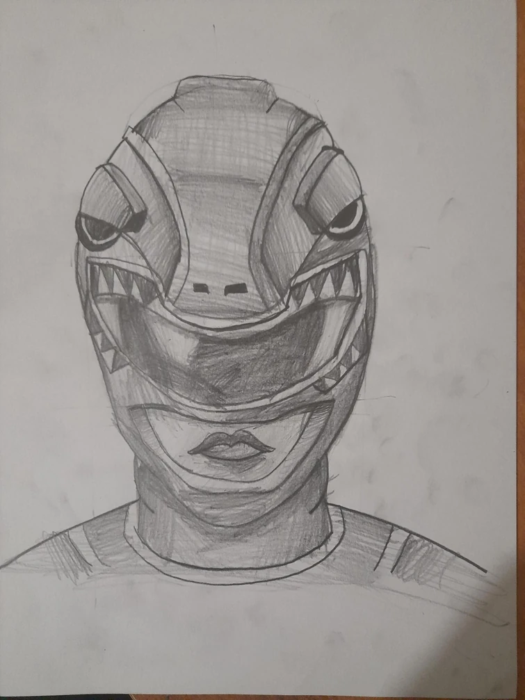 My sketch of a Power Ranger | Fandom