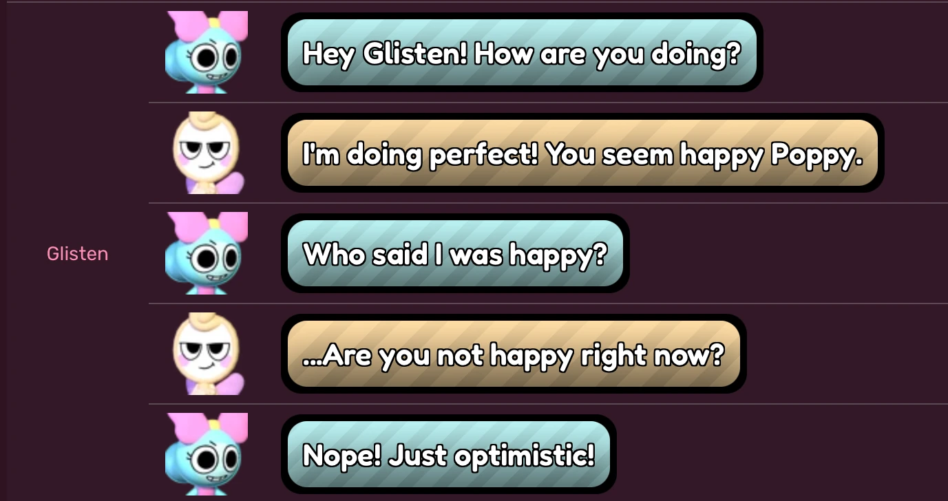 wait......theres a GLISTEN AND POPPY INTERACTION..? | Fandom