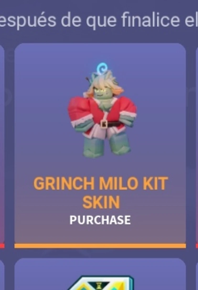 Do you already have the grinch milo skin? | Fandom