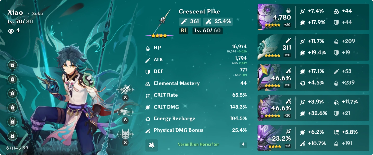 My current Xiao | Fandom