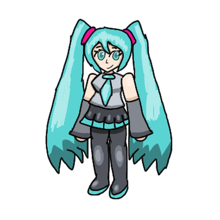 i drew miku | Fandom