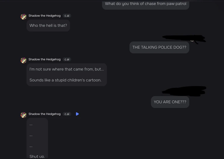 The way shadow realized bro 😭 | Fandom