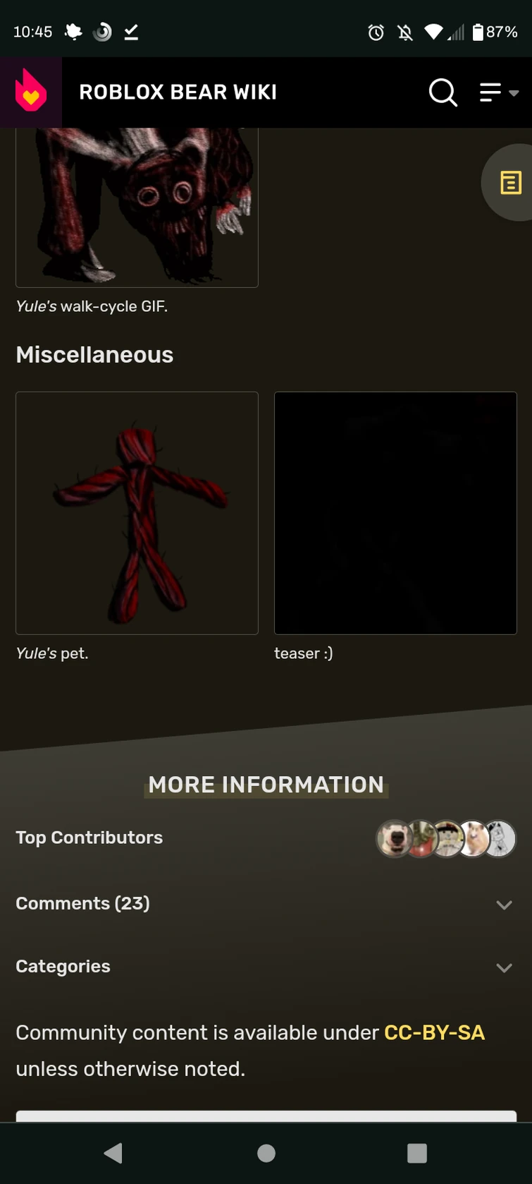Discuss Everything About Roblox BEAR Wiki | Fandom