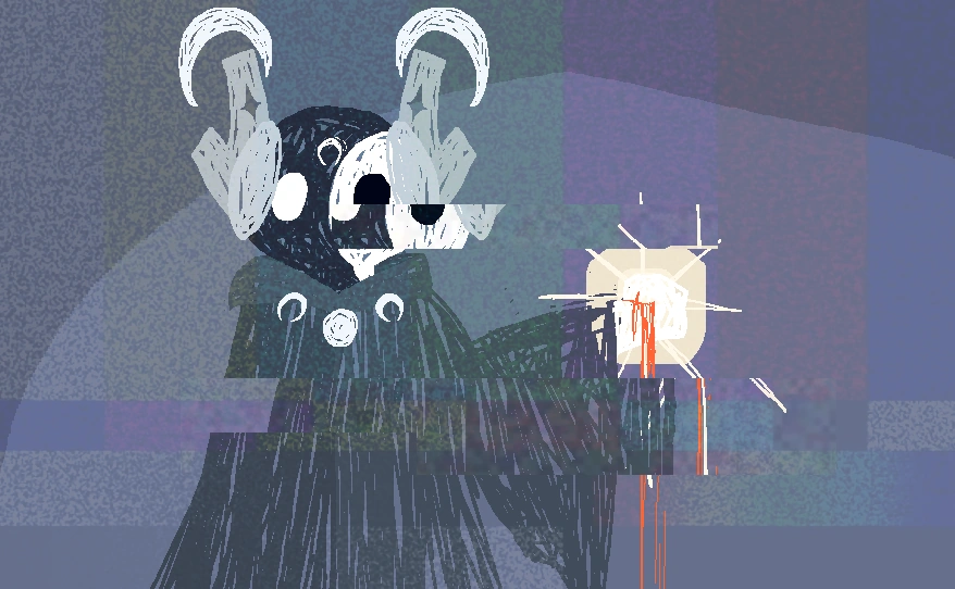 Revenge Fantasy (art, attention appreciated) cws: blood, static ...