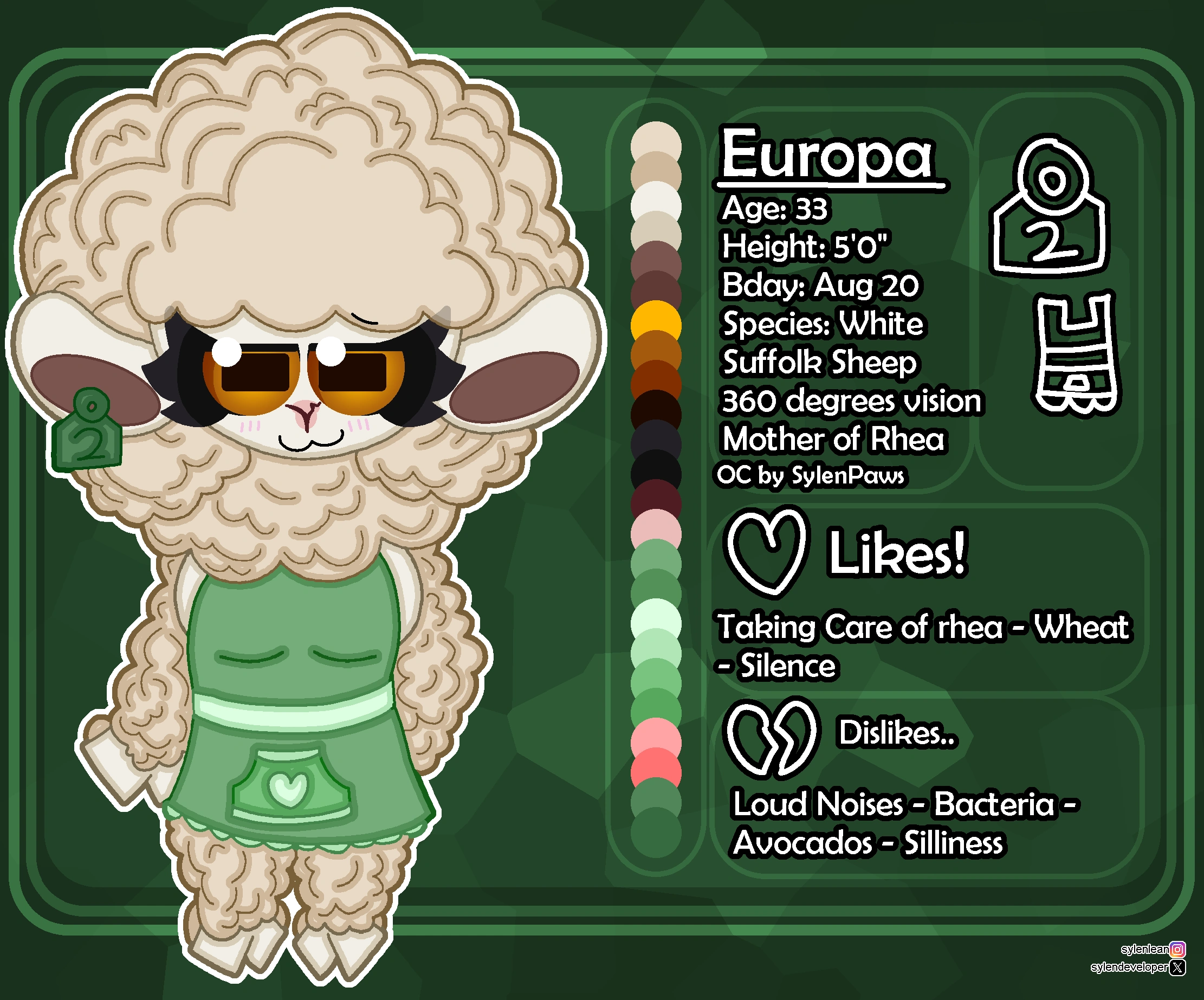 Artwork 265 - Europa (Offtopic but I changed Luna’s age to 29 due to a mistake I made) | Fandom