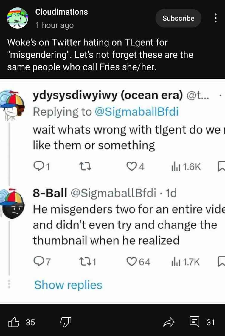 Why is youtube recommending me slop | Fandom