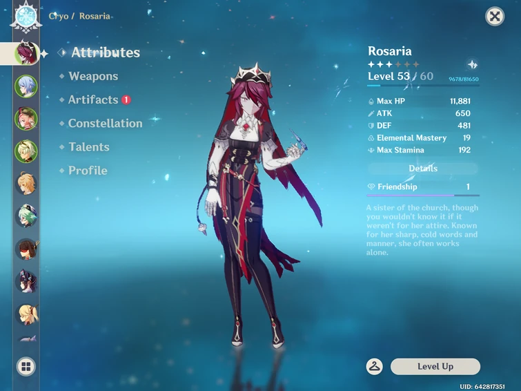 Progress on my Rosaria Build!! | Fandom