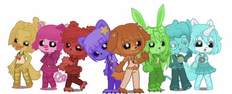 I made gacha versions of the Smiling Critters! | Fandom