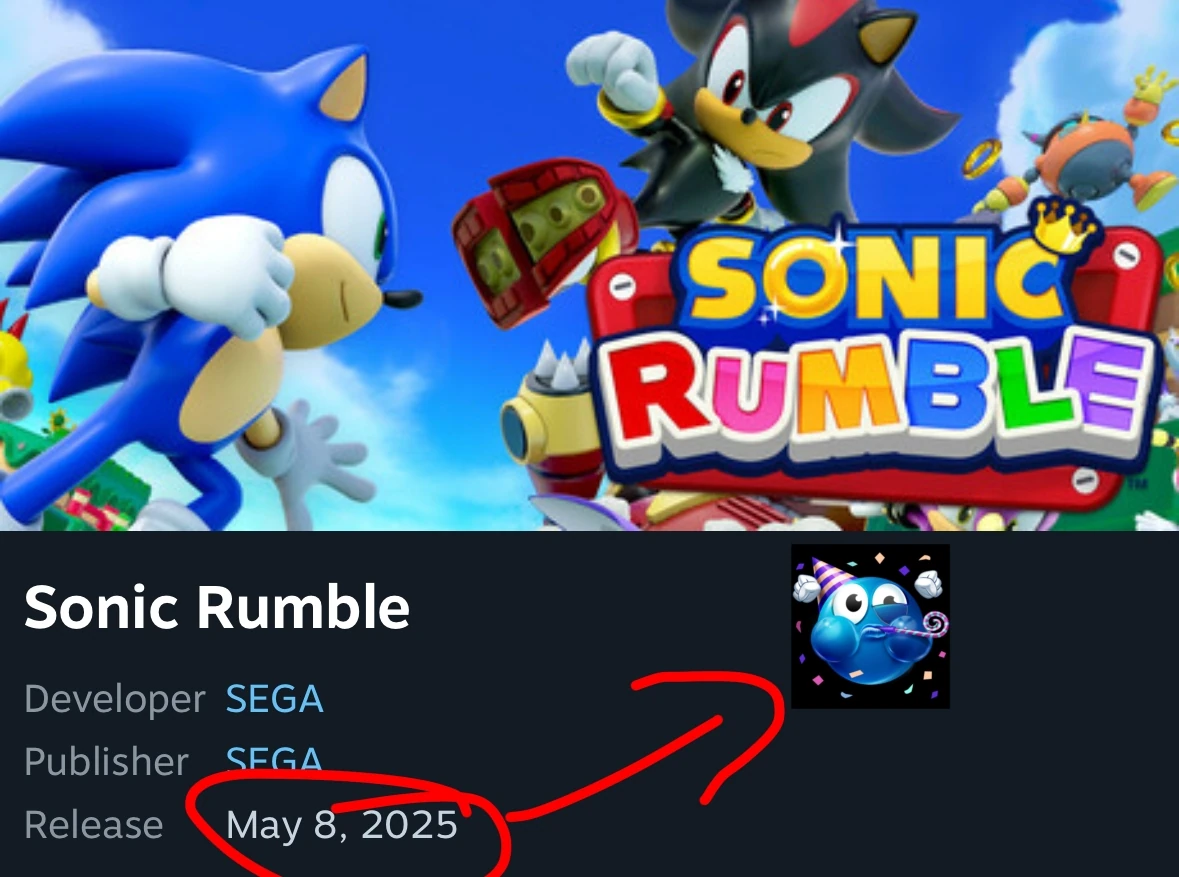 ANYONE WHO THINKS YOU CAN BE SPOILED FOR Sonic Rumble May 8th! IS ...