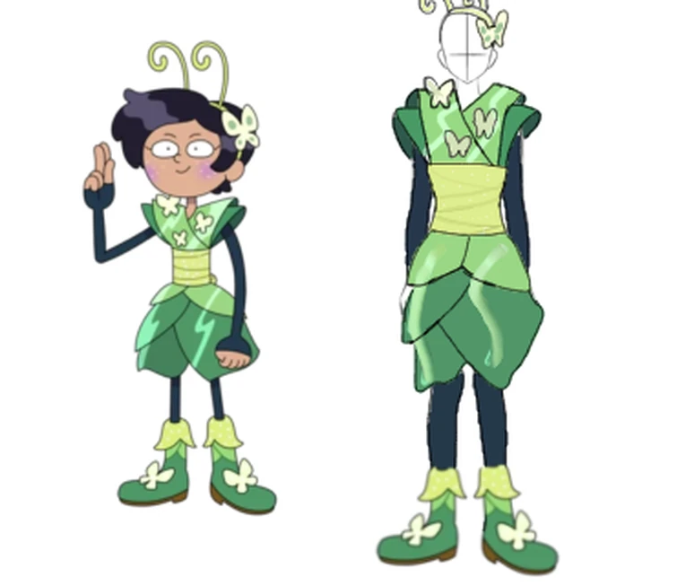 I tried to draw Marcy’s battle of the bands outfit on an anime base ...