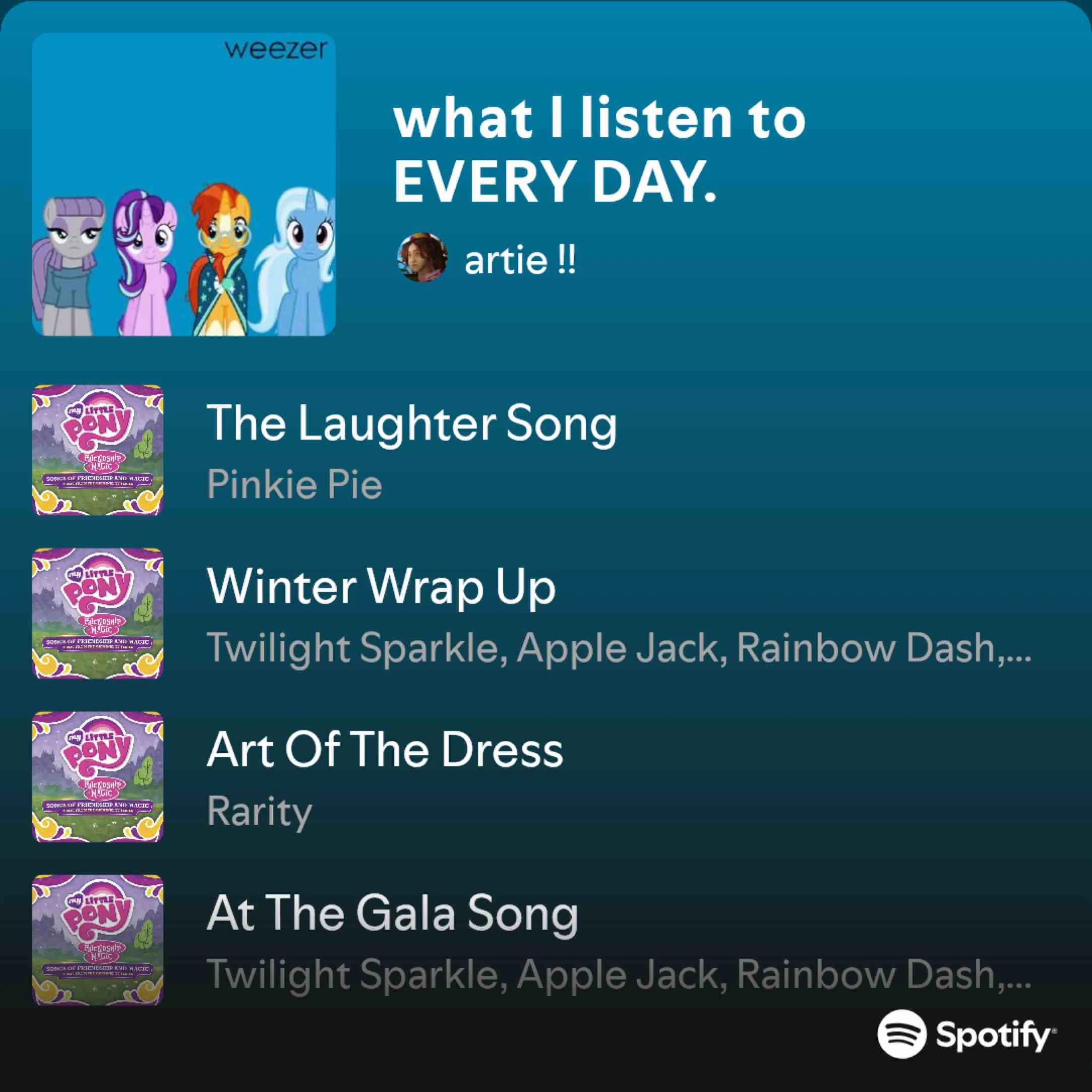 throws my mlp playlist at all of you and runs away | Fandom