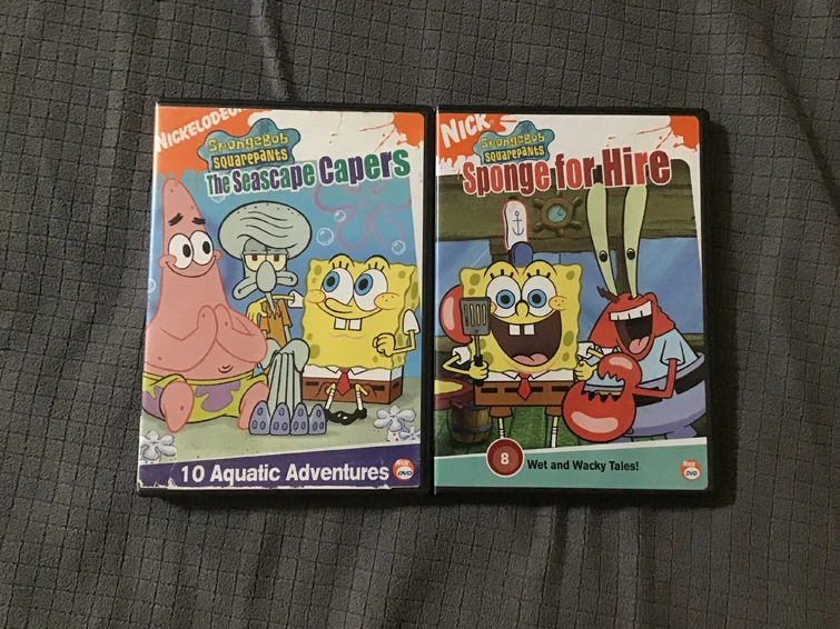 SpongeBob SquarePants: The Seascape Capers and Sponge for Hire 2 DVD's ...