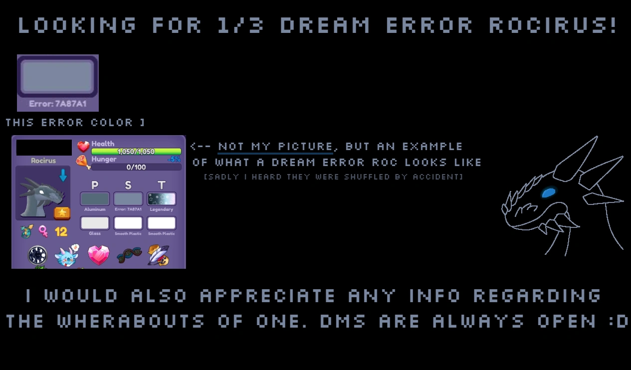 Looking for 1/3 dream error roc! | Fandom