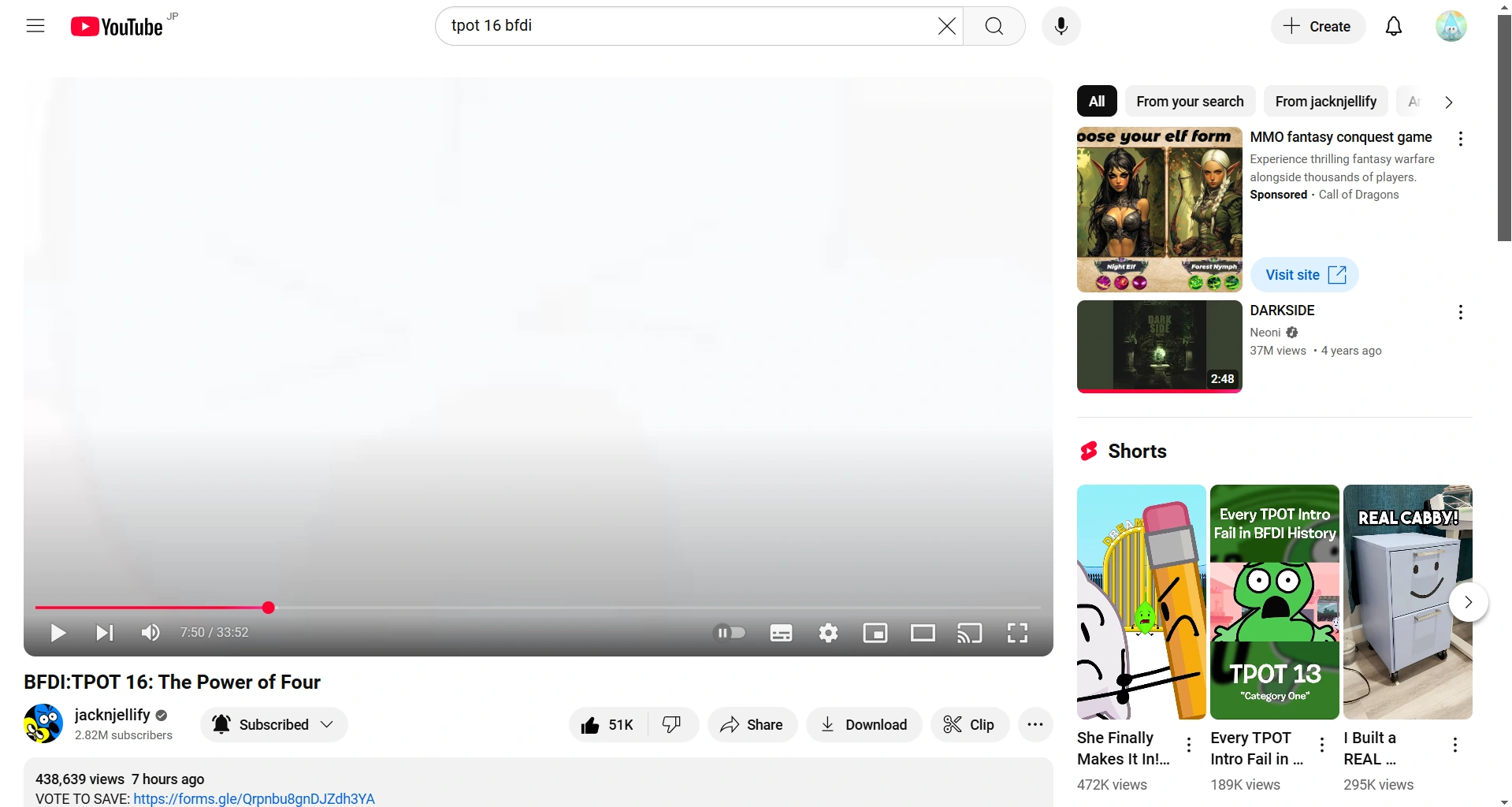 watched tpot 16 | Fandom