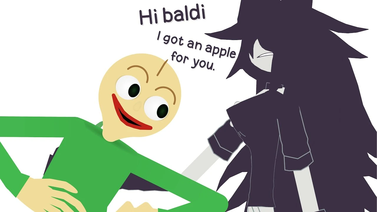 Miss circle gives baldi an apple | Fandom