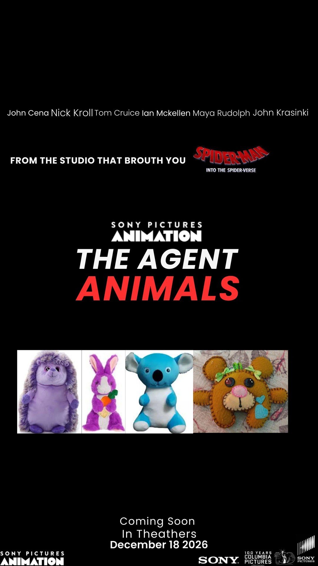 The Agent Animals Movie 2026 Sony Pictures Animation | Fandom