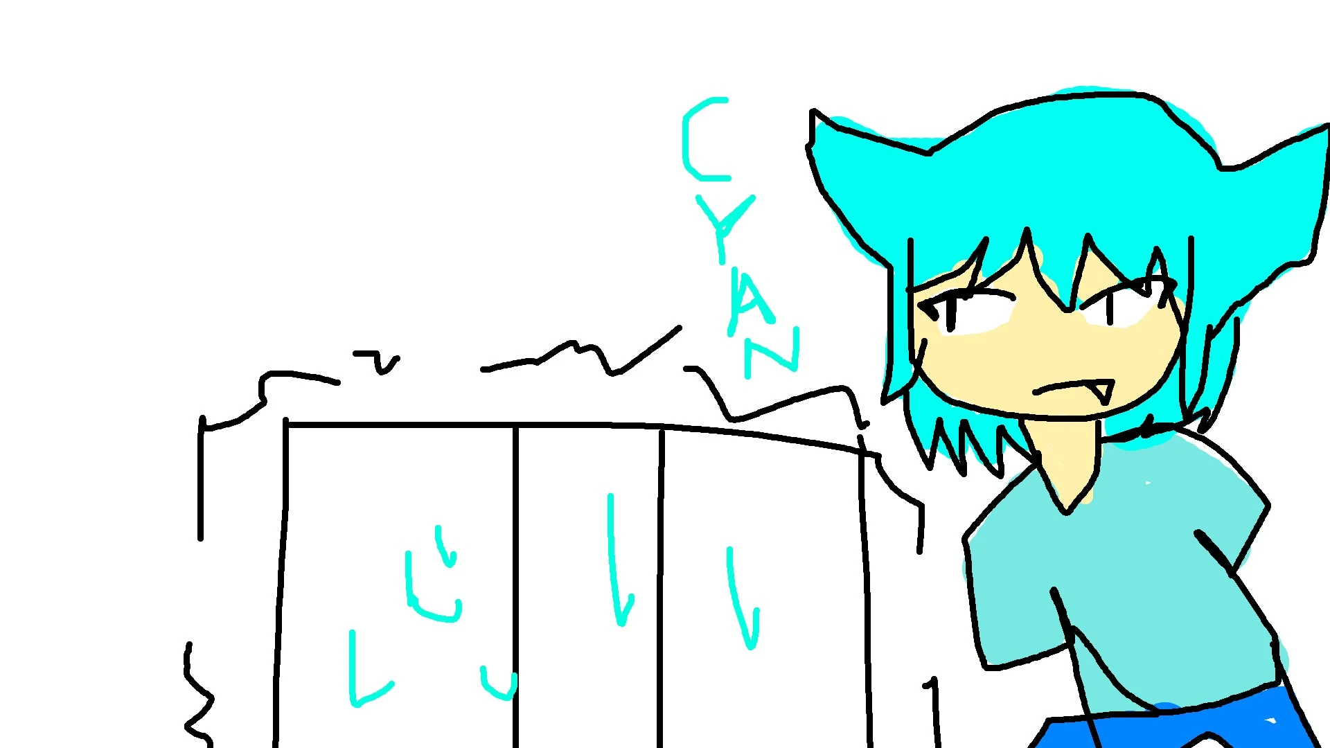 cyan but it's human | Fandom