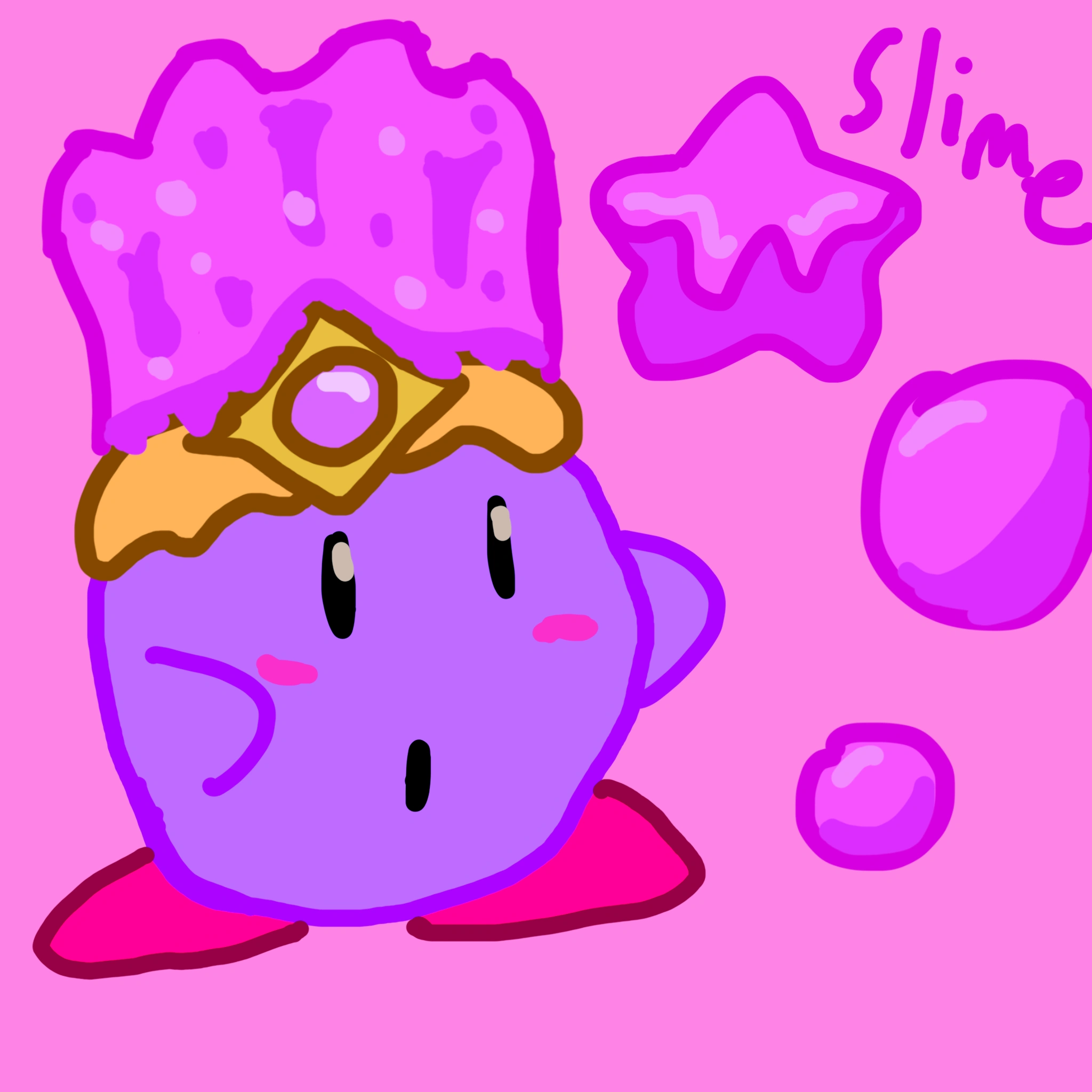 fanmade kirby copy ability: slime! | Fandom