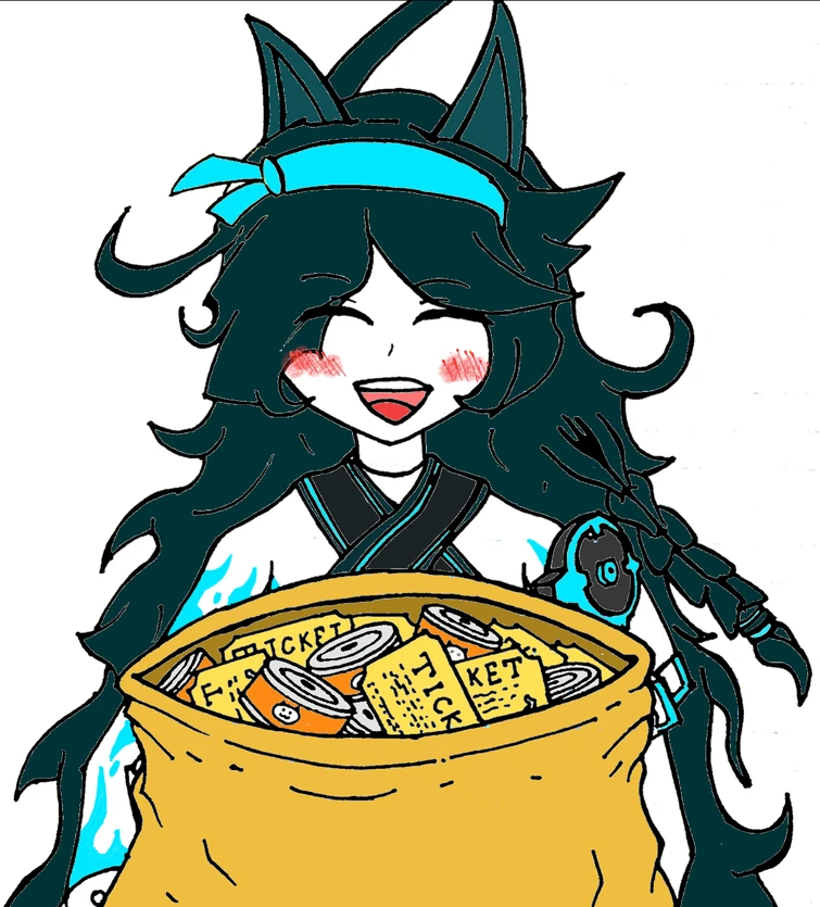 Kasli Thanking you for spending All your Rare Tickets and Catfood just ...