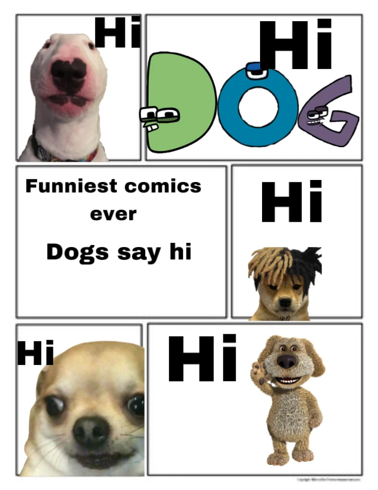 Funniest comics ever: dogs say hi | Fandom