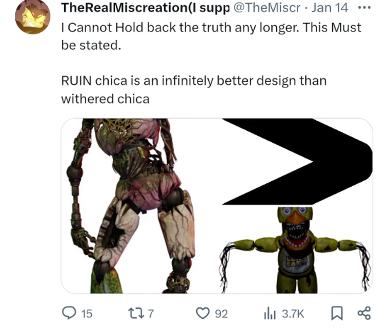 I posted this on Twitter a few days ago | Fandom