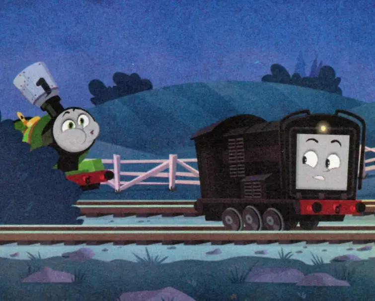 "Percy, your whistling is horrible, stop it!" | Fandom