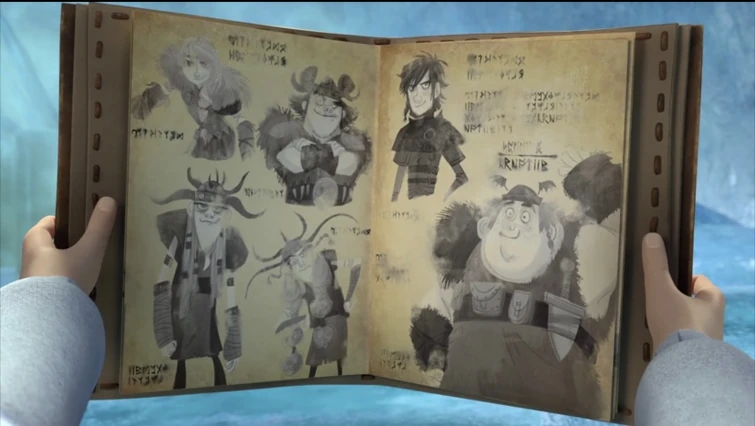 The Pages we’ve seen in the Nine Realms Book of Dragons in Journey to ...