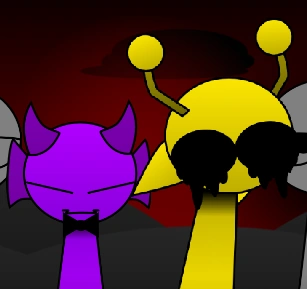 First Interaction w/ Simon and Durple Jr (Sprunki: Midnight Upheaval ...