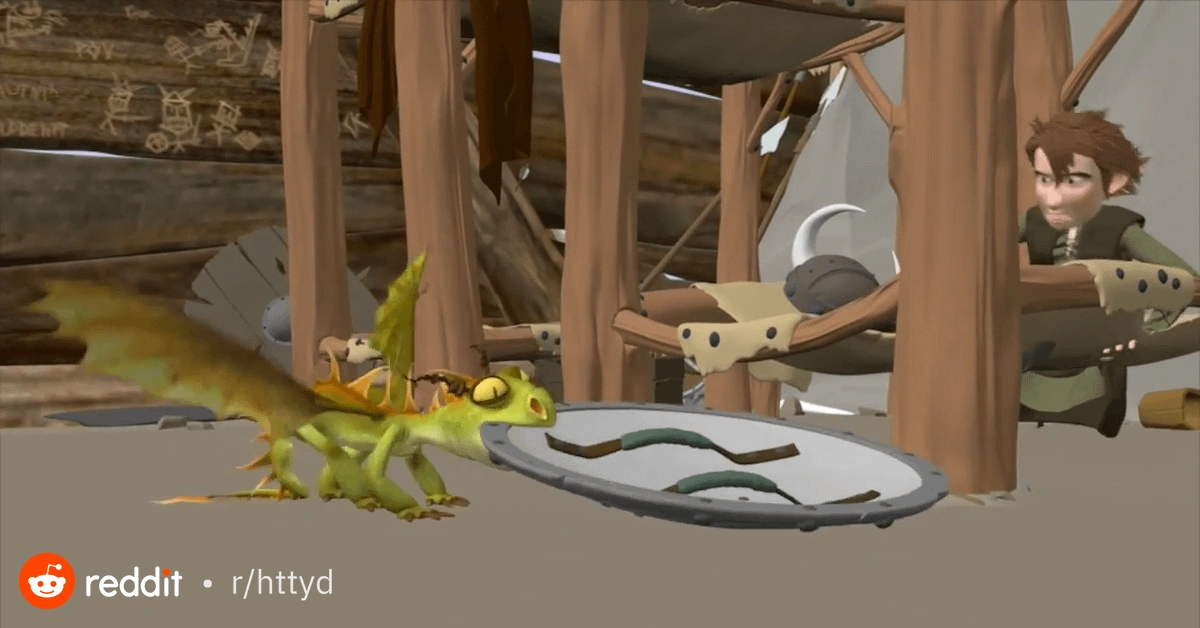 Toothless the Terrible Terror, Early Version of How to Train Your ...