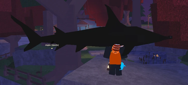 Shiny darkened great hammerhead shark | Fandom