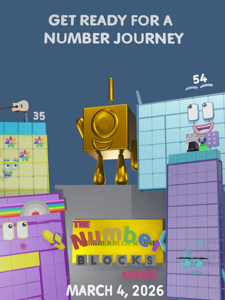 The NumberBlocks Movie (2026) Poster (concept) | Fandom