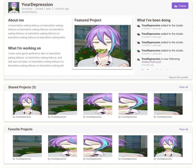 nice scratch profile, alternate account | Fandom