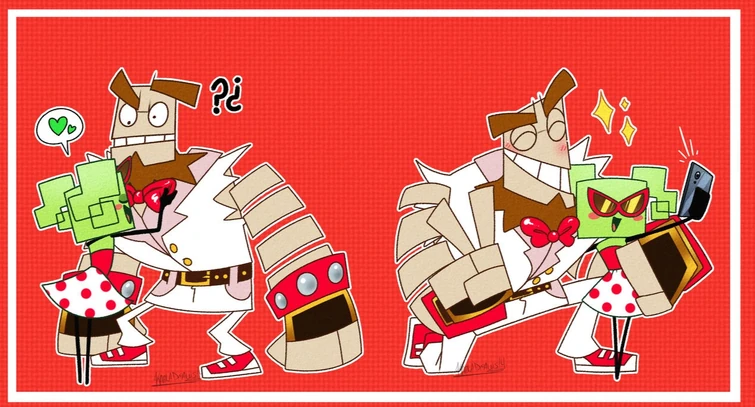 A very nice ship of Super Paper Mario : Mimi x Mc'Cachos o O'Chunks ...