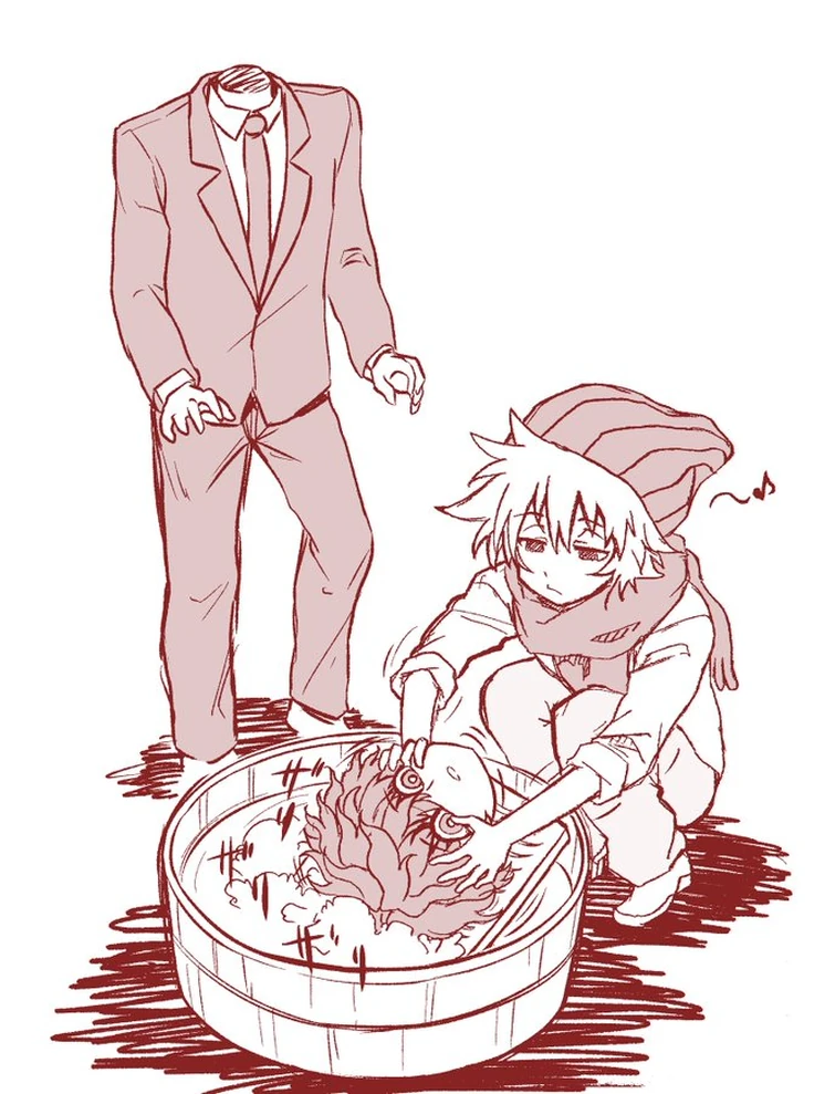 Some of my fav yttd official work (ransara,naoreko, possible soushin?(shin just washing sou's ...