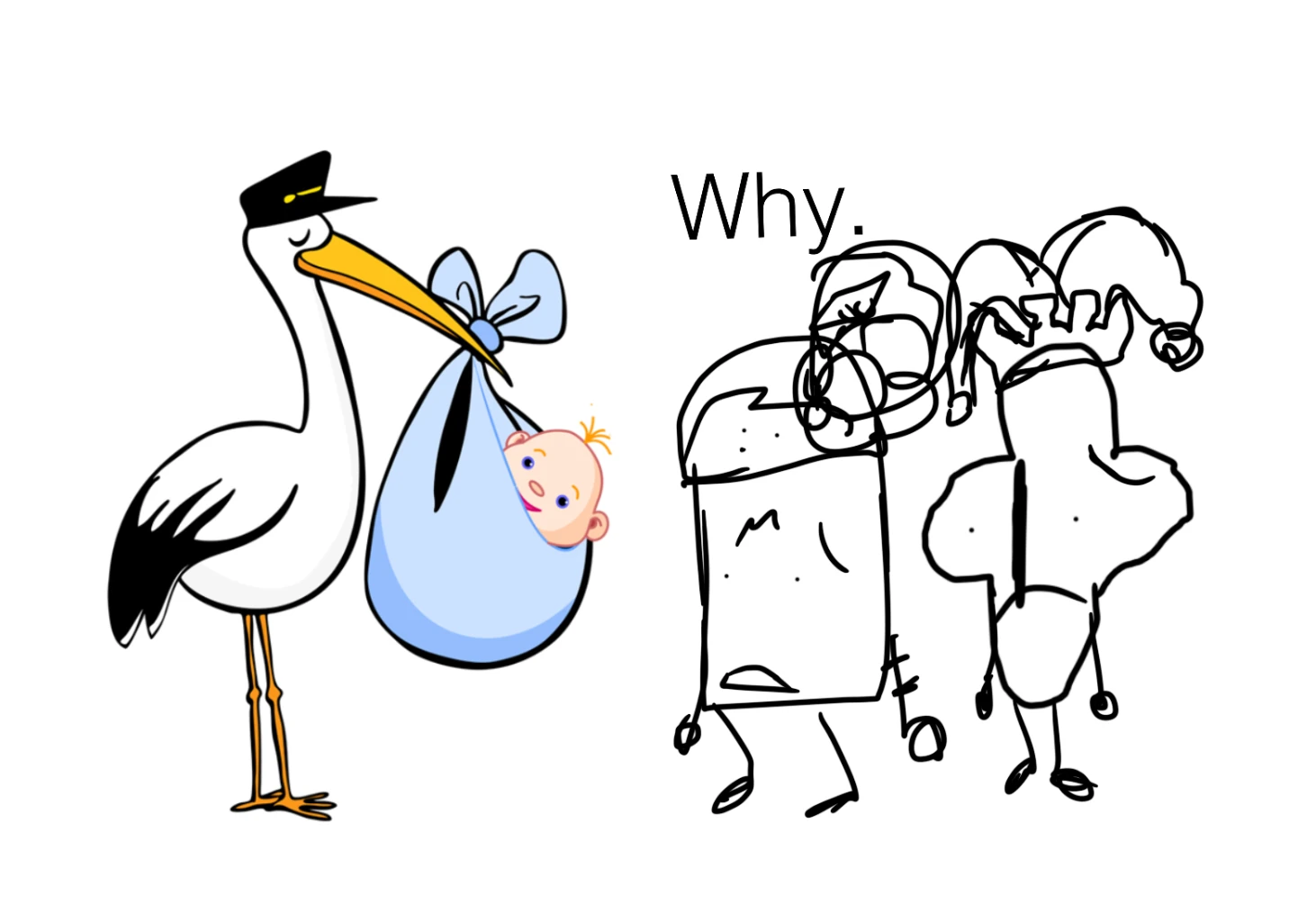 The stork is here. | Fandom