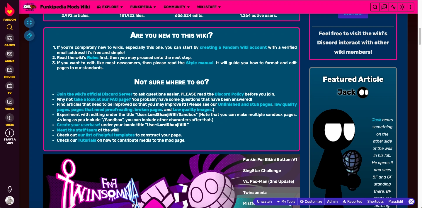 New Template On The Main Page | Fandom