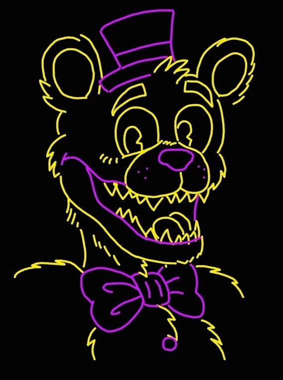 Neon Fredbear | Fandom
