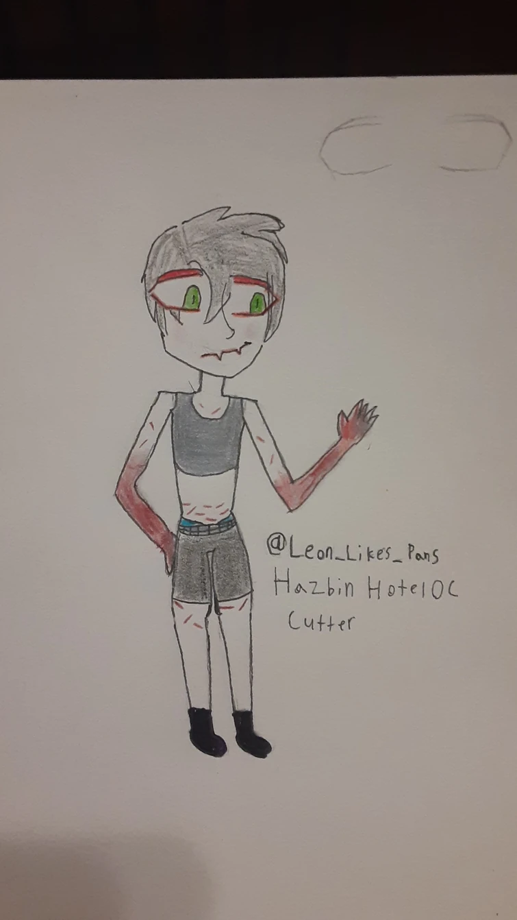 My OC teehee (tw for scars and I guess its blood but also just their skin) also hi I'm new | Fandom