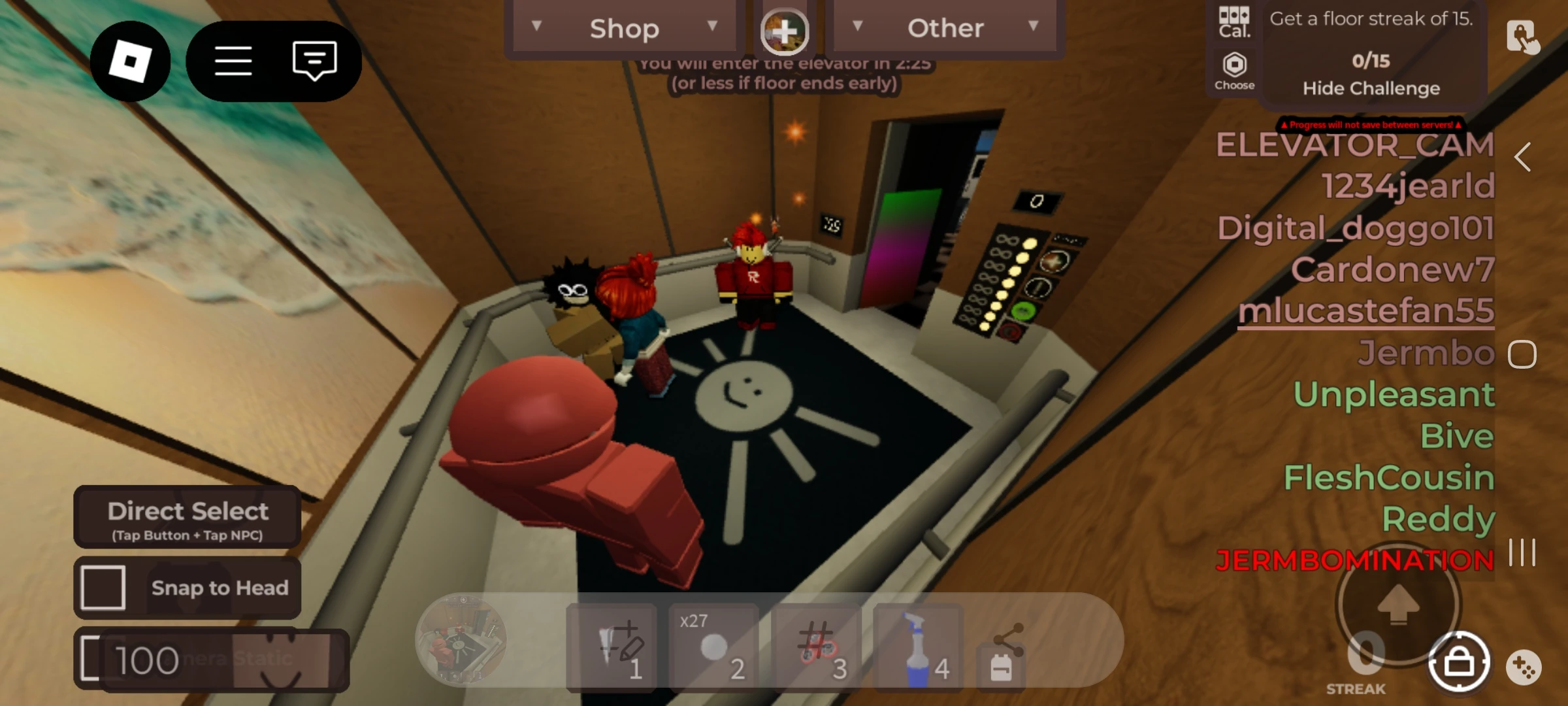 Today, unpleasant tried to leave the elevator to go to jermpop factory but he got stuck | Fandom