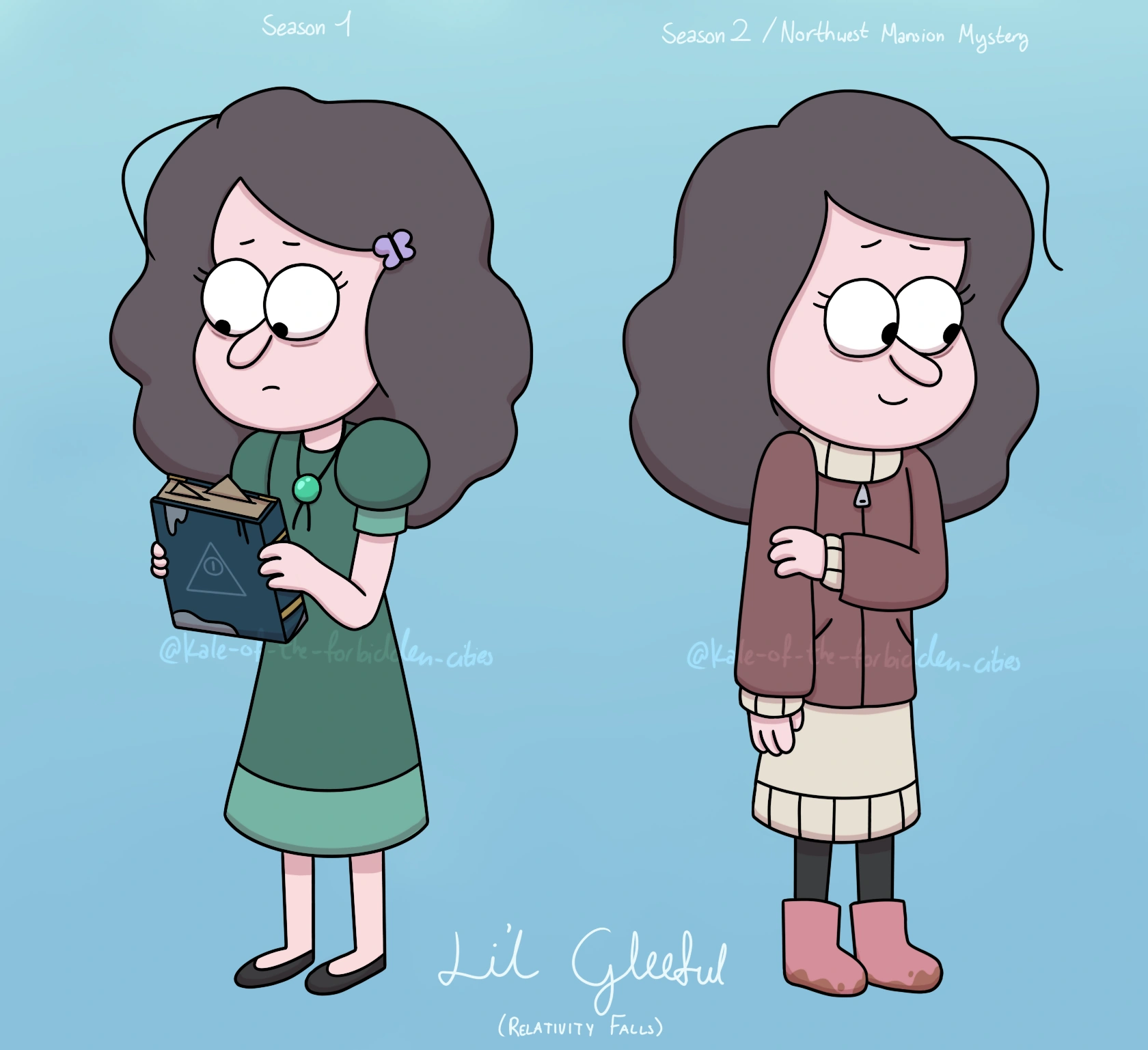 Li'l Gleeful (Relativity Falls) art :D | Fandom
